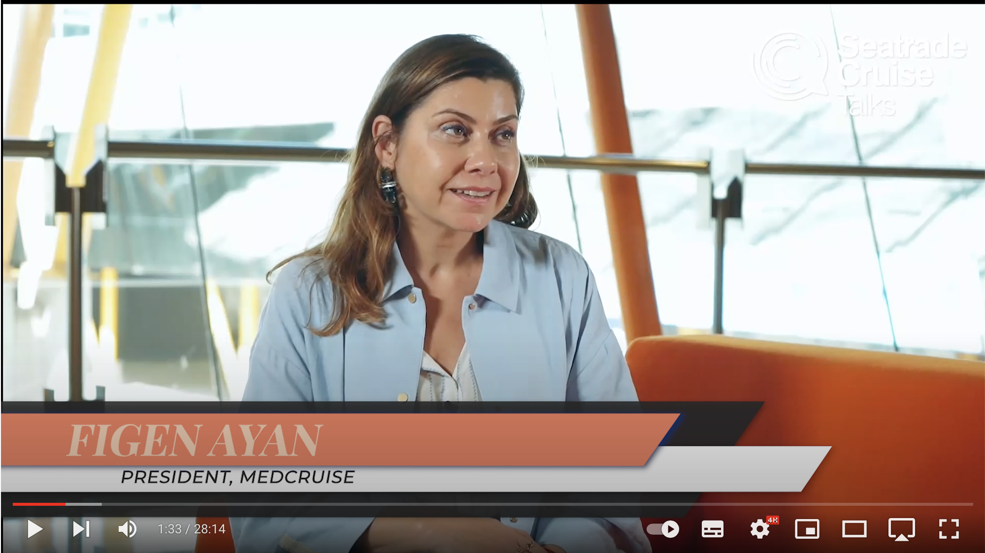 MedCruise - MedCruise President Figen Ayan chats with Holly Payne in this edition of STCTalks
