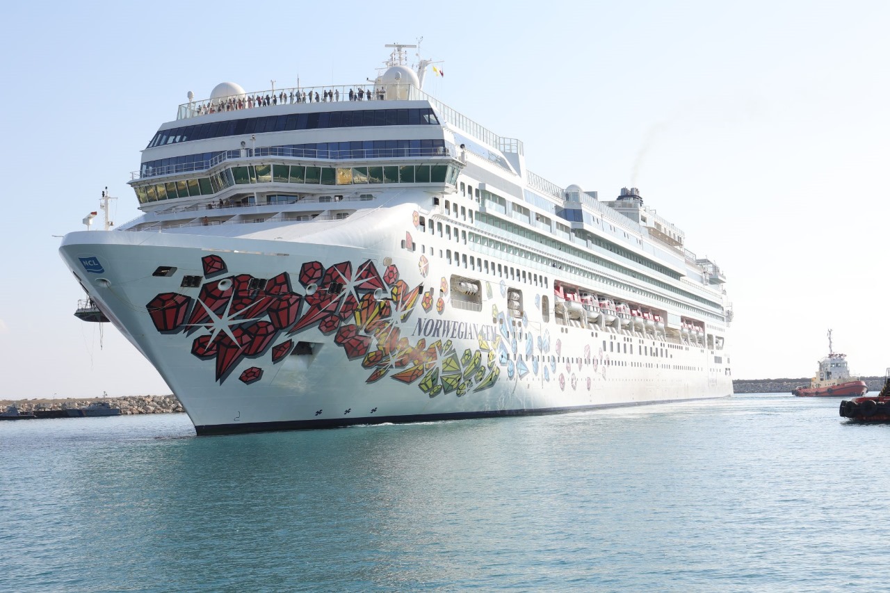 MedCruise | Larnaca welcomes Norwegian Gem for its inaugural call
